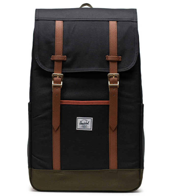 Herschel Retreat Black/Ivy Green/Chutney Backpack – The Travel Club PH