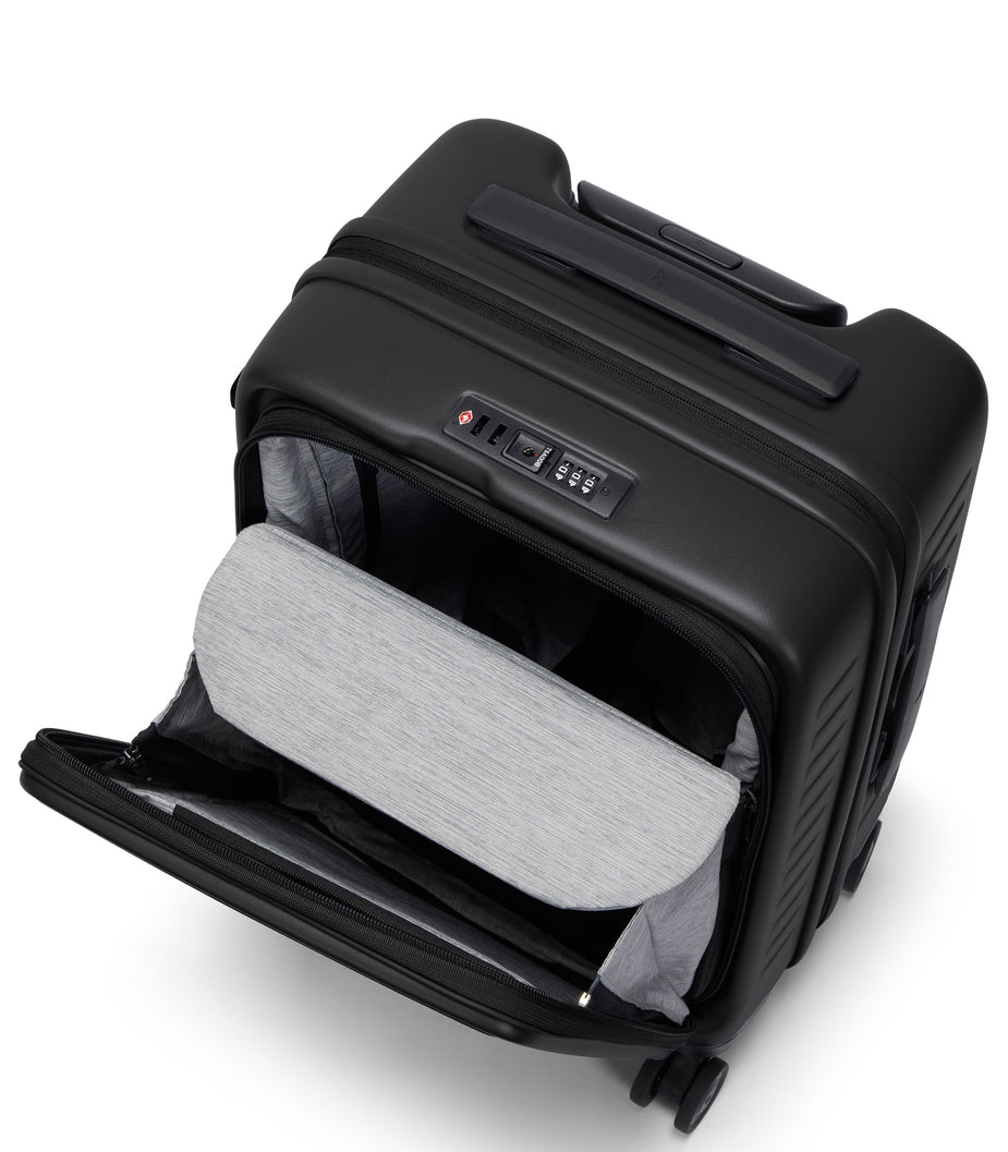 Cubo 21 in. Luggage Black (S) | The Travel Club Philippines