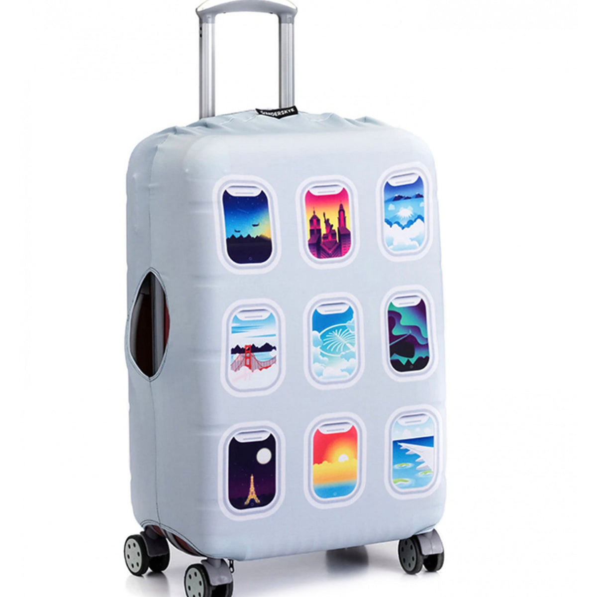 Wanderskye Luggage Cover - Above the Clouds (Large) Accessories – The ...