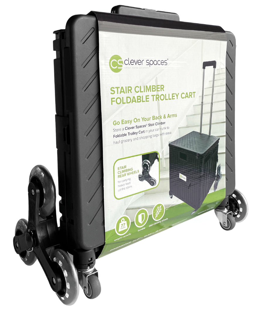 FOLDABLE STAIR CLIMBER TROLLEY (WITH LID) – The Travel Club PH