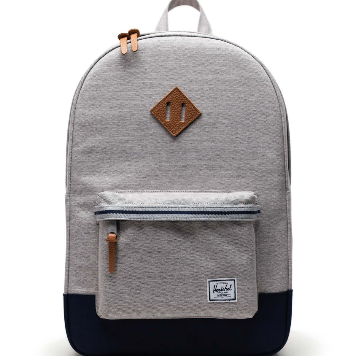 Herschel Heritage Light Grey Crosshatch/Peacoat Backpack – The Travel ...
