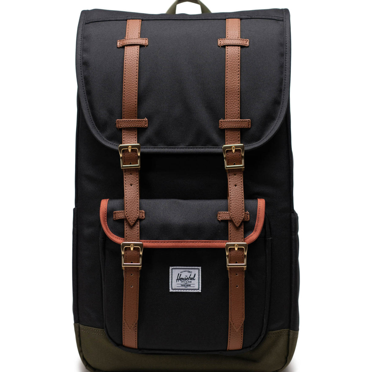 Herschel Little America Black/Ivy Green/Chutney Backpack – The Travel ...