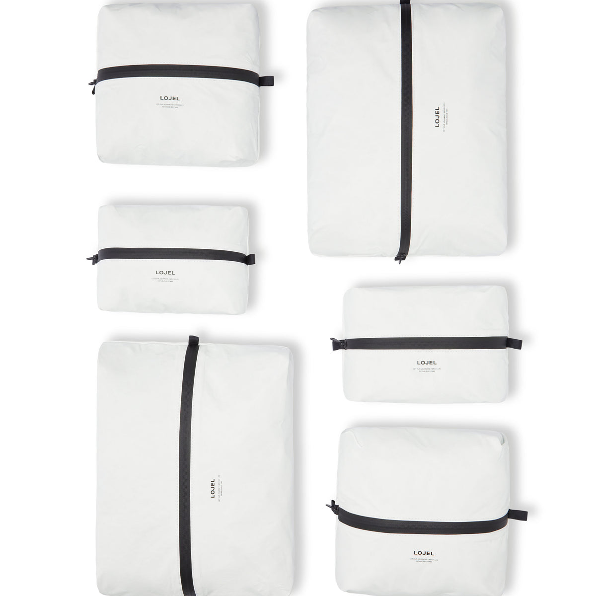 Slash Series Packing / Storage Kit X6 Matte White – The Travel Club PH